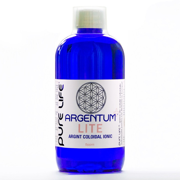 Argint coloidal ionic ARGENTUM+® LITE 5ppm 480ml - eMAG.ro