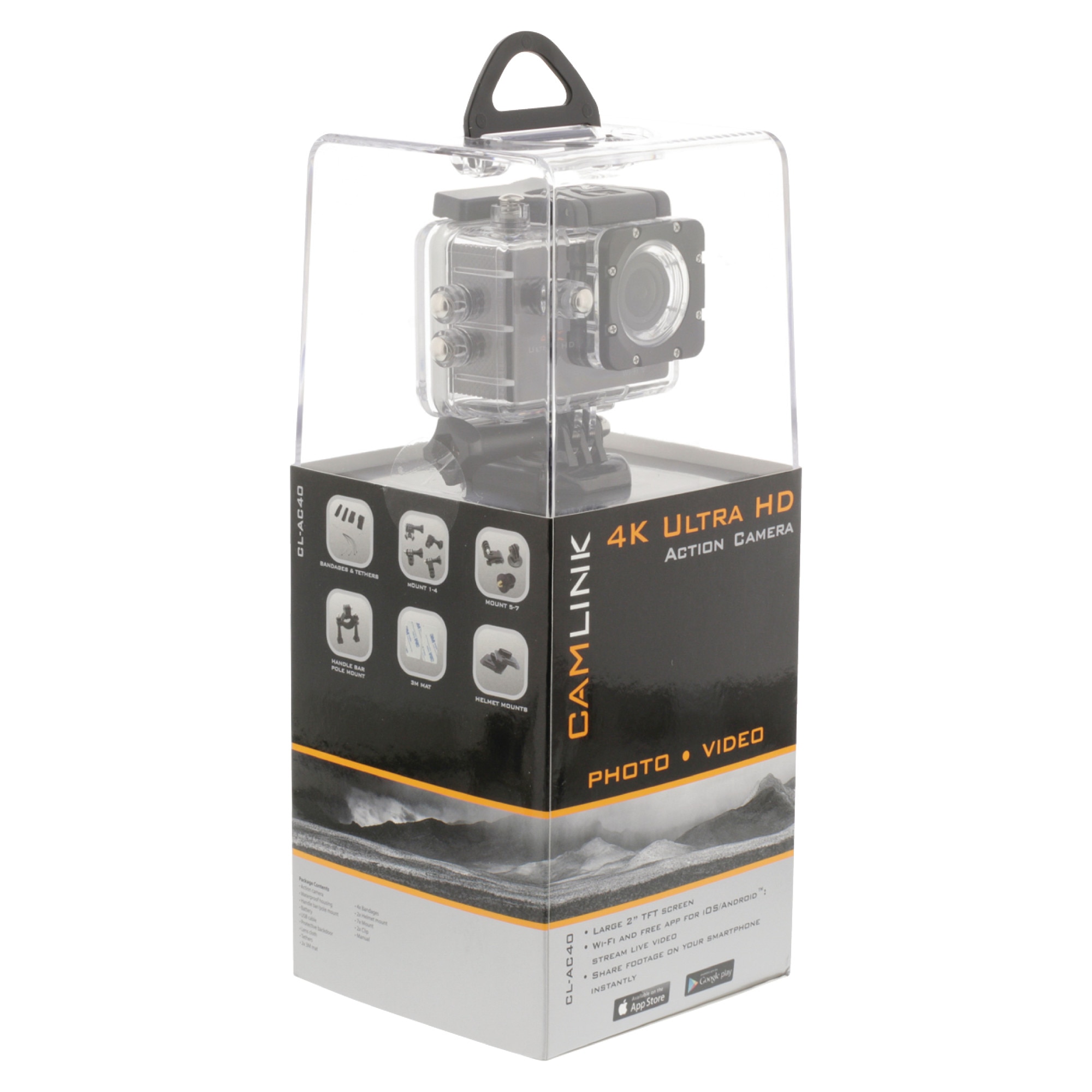 Camera Video Sport Camlink, 4K Ultra HD, Wi-Fi, 16 Megapixel - eMAG.ro