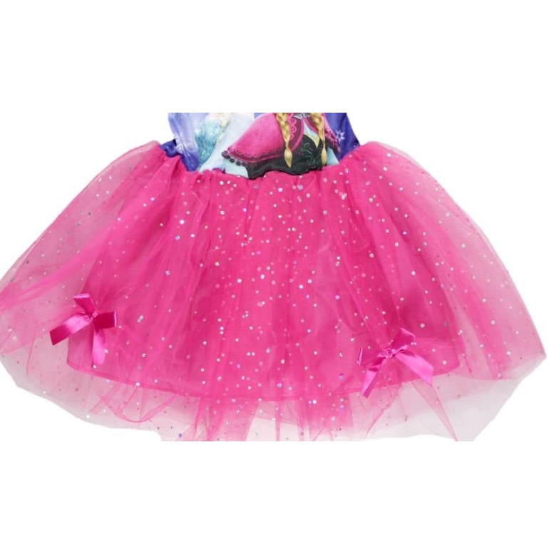 Rochie tutu, Anna si Elsa, roz-3 ani - eMAG.ro