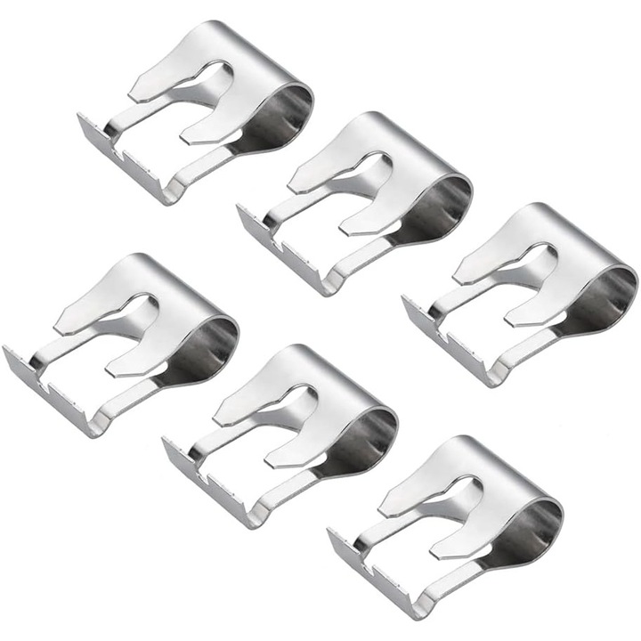 Set 6 clips metalice pentru repararea legaturii stergatoarelor auto ...