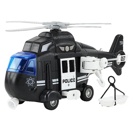 Elicopter de politie, GHEMOTOC®, cu frictiune, efecte luminoase si ...