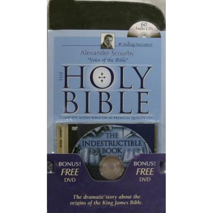 Alexander Scourby Bible-KJV [With The Indestructible Book], Alexander ...