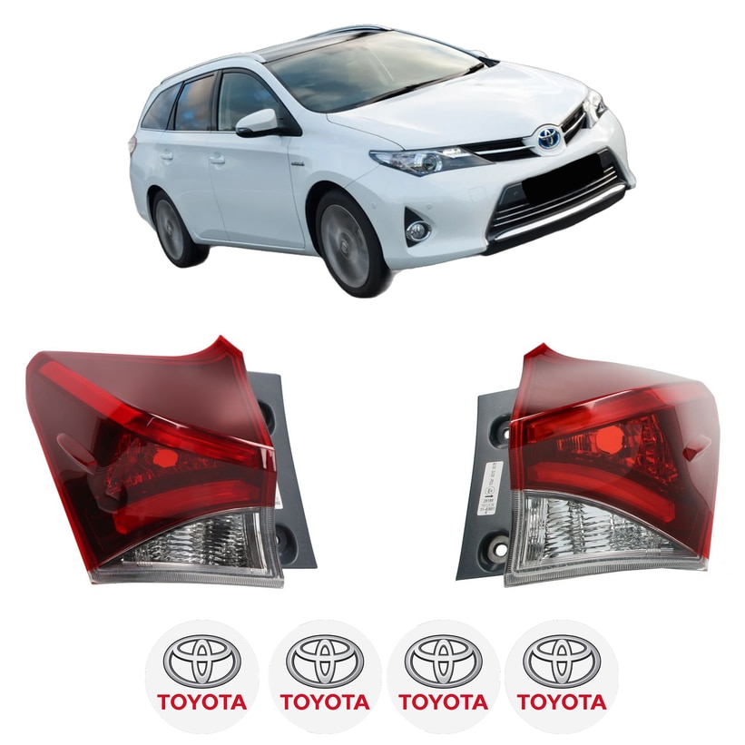 Set Stopuri Spate Stanga Dreapta TOYOTA AURIS Estate (_E18_) din 2013 ...