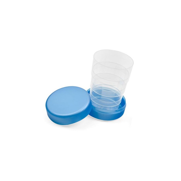 Pahar pliabil copii, Zanox, 145ml, albastru ciel - eMAG.ro