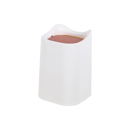 Mini cos de gunoi din plastic, cu capac, pentru baie si birou - eMAG.ro
