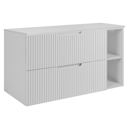 Dulap De Baie Cu Blat Si Rafturi, Rodan, Vena, 80x57x46 cm, Material ...