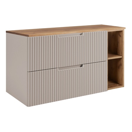 Dulap De Baie Cu Blat Si Rafturi, Rodan, Vena, 80x57x46 cm, Material ...