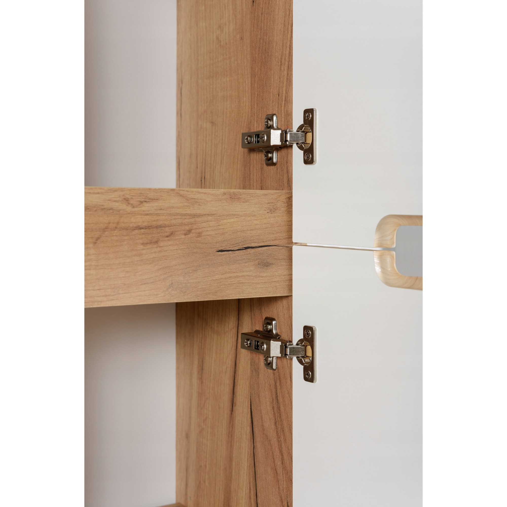 Dulap de Baie Coloana, RODAN, Vena, MDF Canelat, Stejar Auriu Craft ...