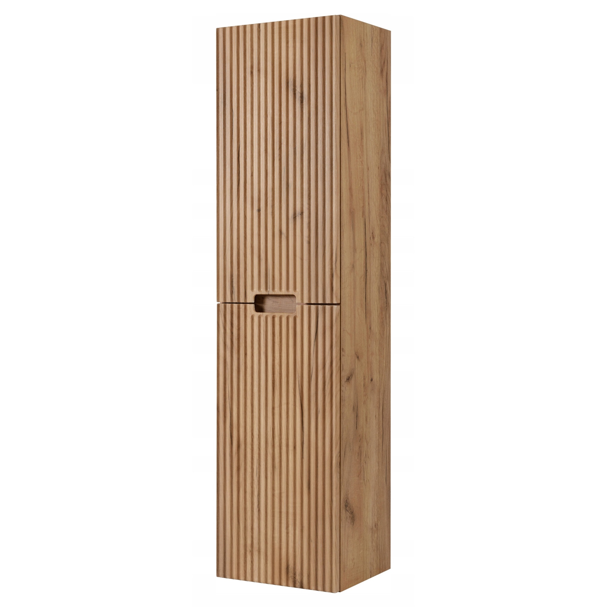 Dulap de Baie Coloana, RODAN, Vena, MDF Canelat, Stejar Auriu Craft ...