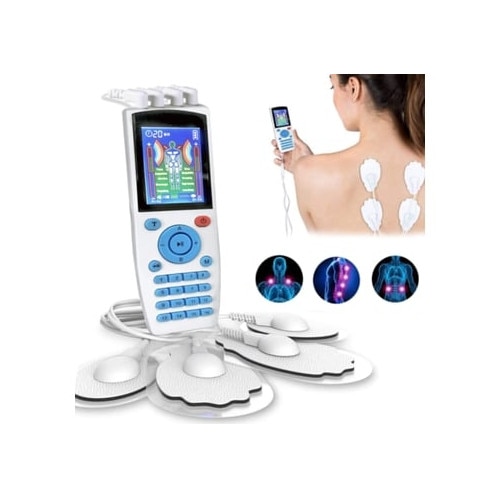 Aparat de masaj Quad Channel Meridian, stimulator muscular cu 8 ...