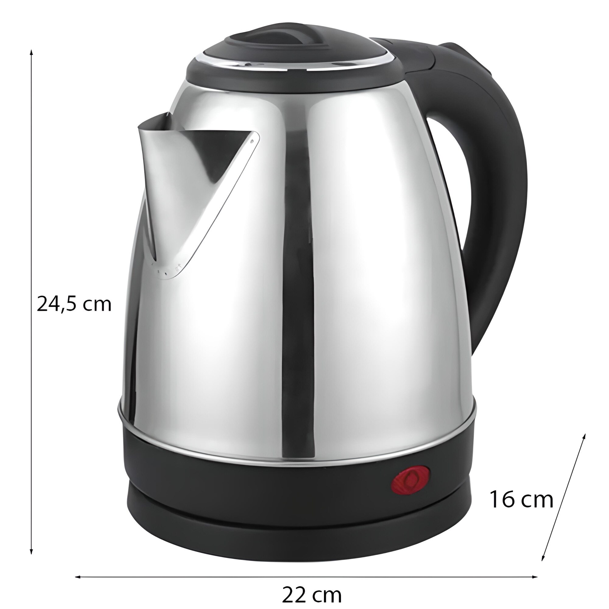 Fierbator Electric Retoo din INOX, 1355W, 1.8l, Baza Rotativa 360 ...