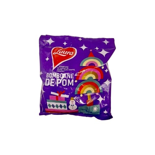 Bomboane de pom cu visine, caramel, mere coapte 180 g Laura - eMAG.ro