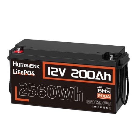 Acumulator LiFePO4 12V 200Ah Deep Cycle cu BMS 200A – Energie 2560Wh ...