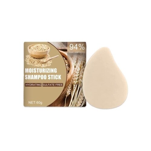 Sampon solid pentru par revitalizant, cu ovaz si orez, extract de ...