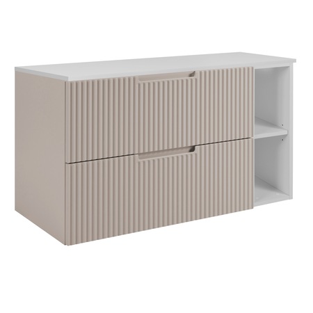 Dulap De Baie Cu Blat Si Rafturi, Rodan, Vena, 80x57x46 cm, Material ...