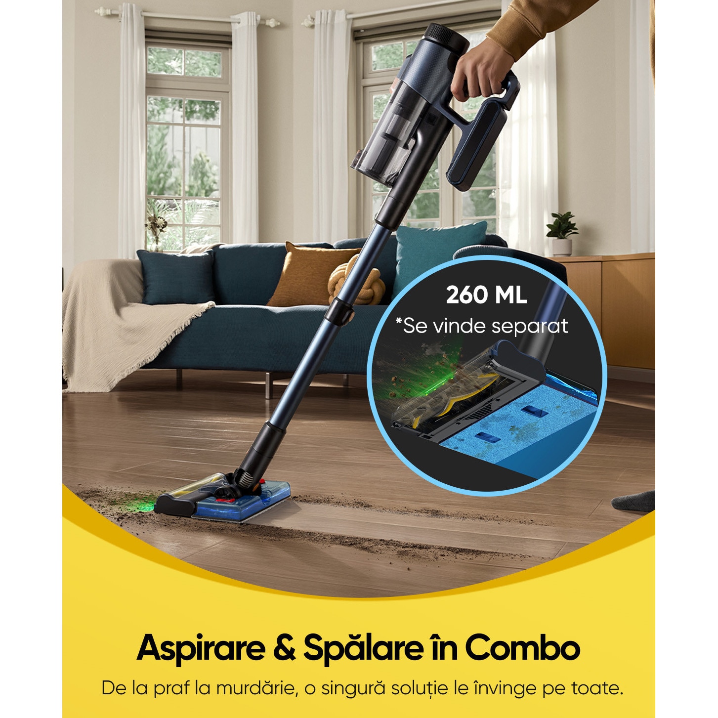 Aspirator vertical fara fir Vactidy V12, 70000PA,600 W,55 min – aspira ...