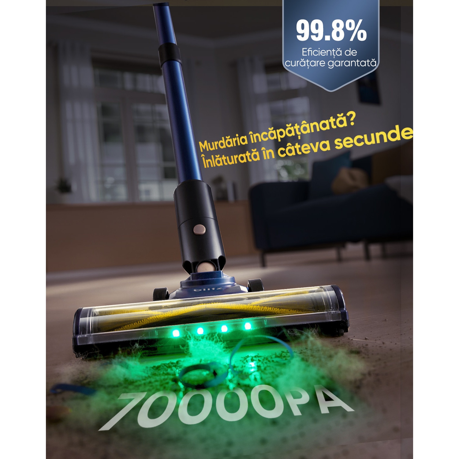 Aspirator vertical fara fir Vactidy V12, 70000PA,600 W,55 min – aspira ...