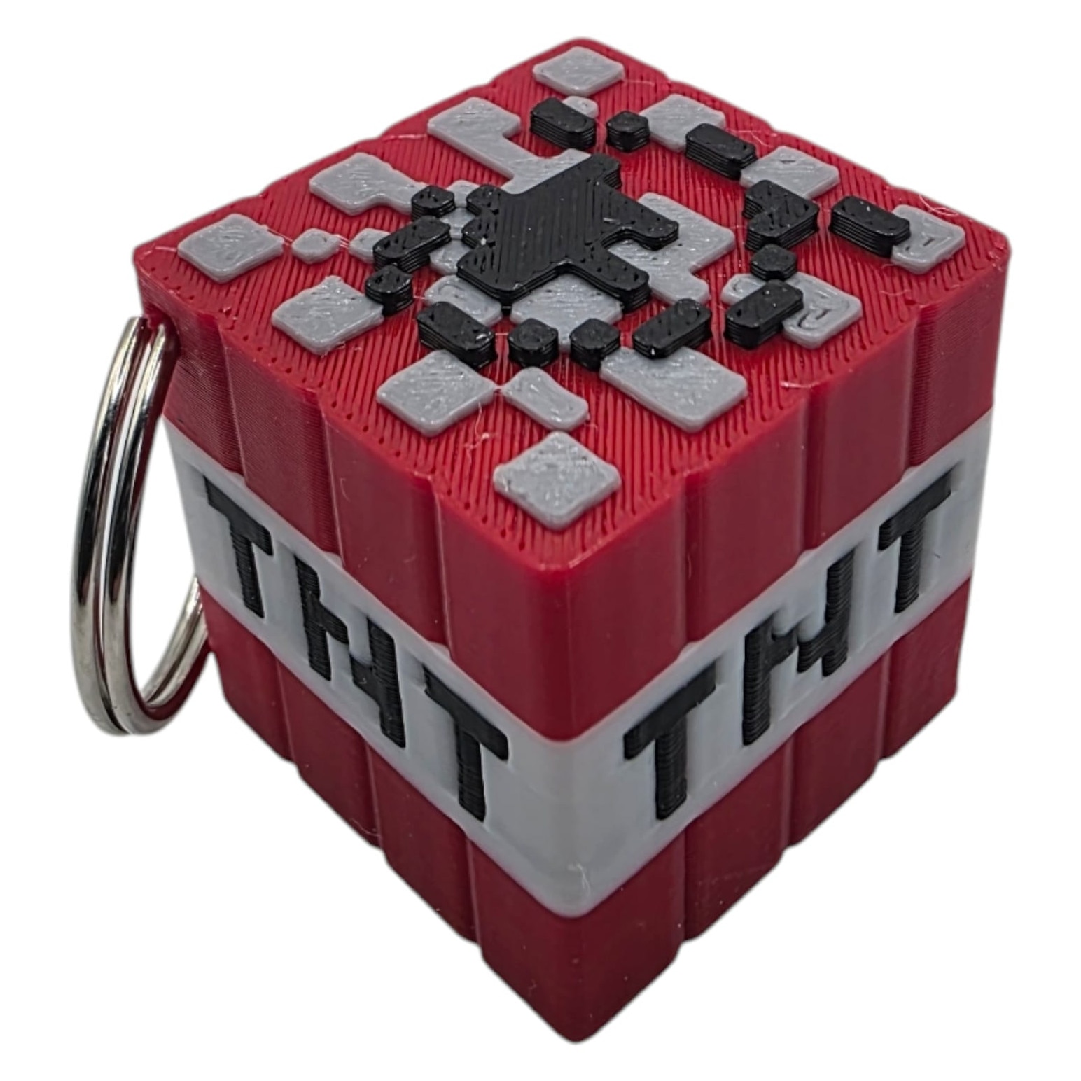 Breloc cu schelet Minecraft, 8,5cm, elemente mobile, material plastic ...