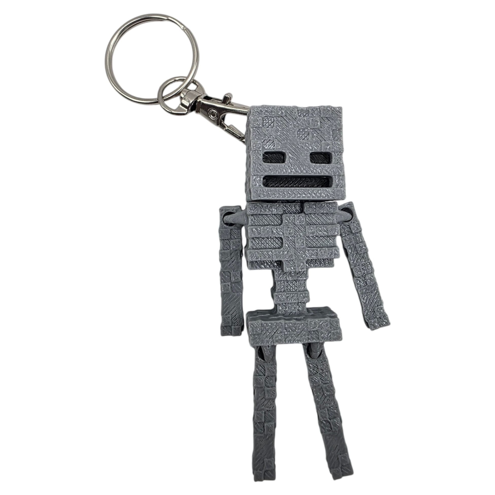 Breloc cu schelet Minecraft, elemente mobile, 8,5cm - eMAG.ro