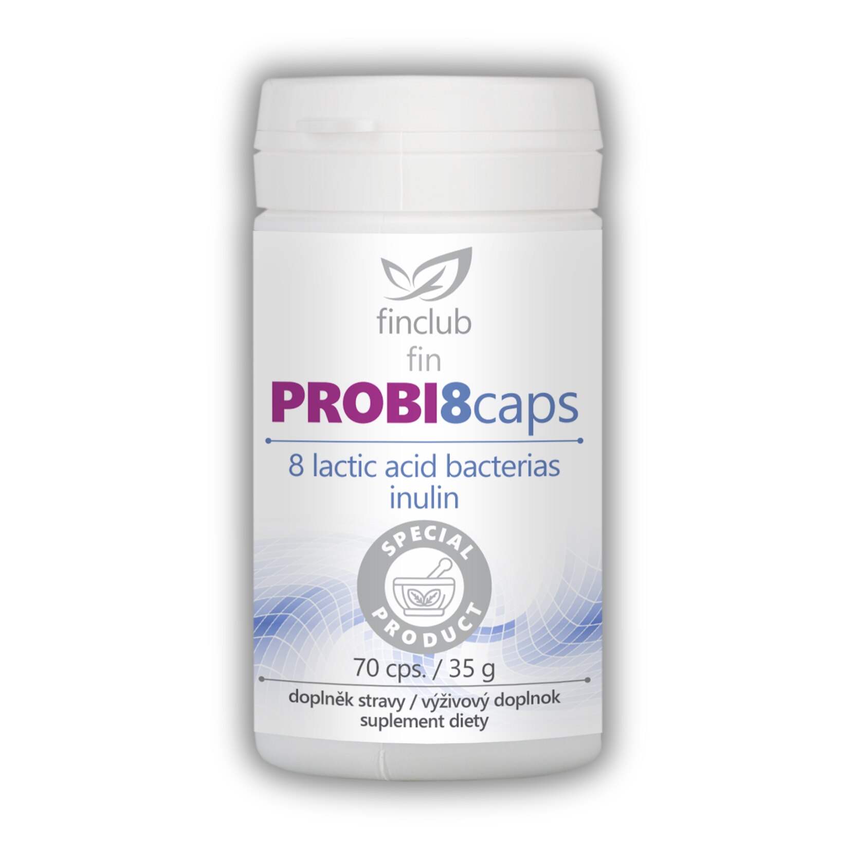 Supliment alimentar Finclub Probi, 70 capsule, 8 tulpini probiotice ...