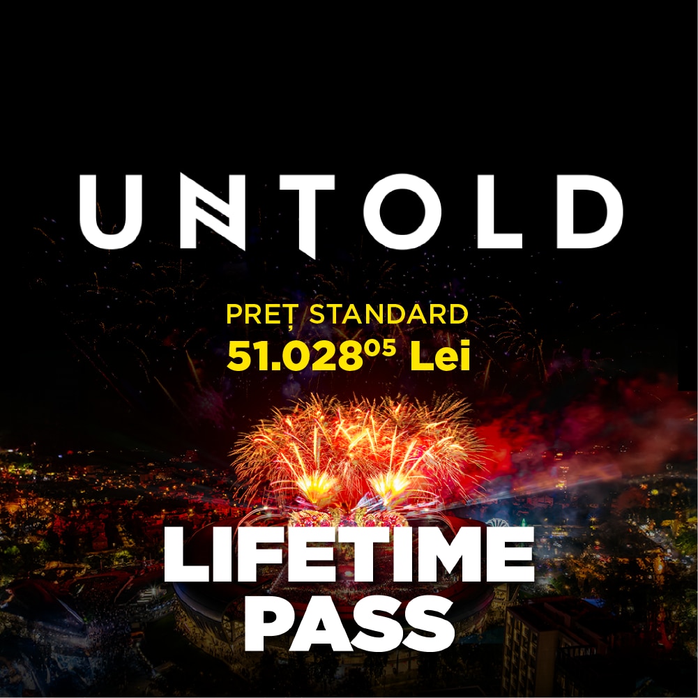 Abonament - LIFETIME PASS - UNTOLD, 1 persoana, General Access, Cluj ...
