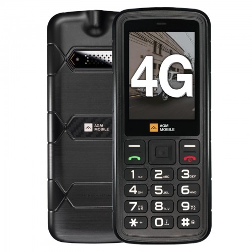 Мобилен телефон AGM M9 Floating, 4G, LCD дисплей 2.4", 48MB RAM, 128MB ...