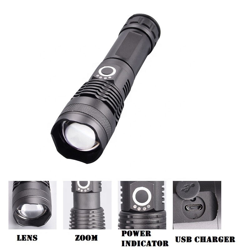 Lanterna reincarcabila Helius Zeta-XO, 100 -1000 lm, IP66, zoom, CRI 90 ...