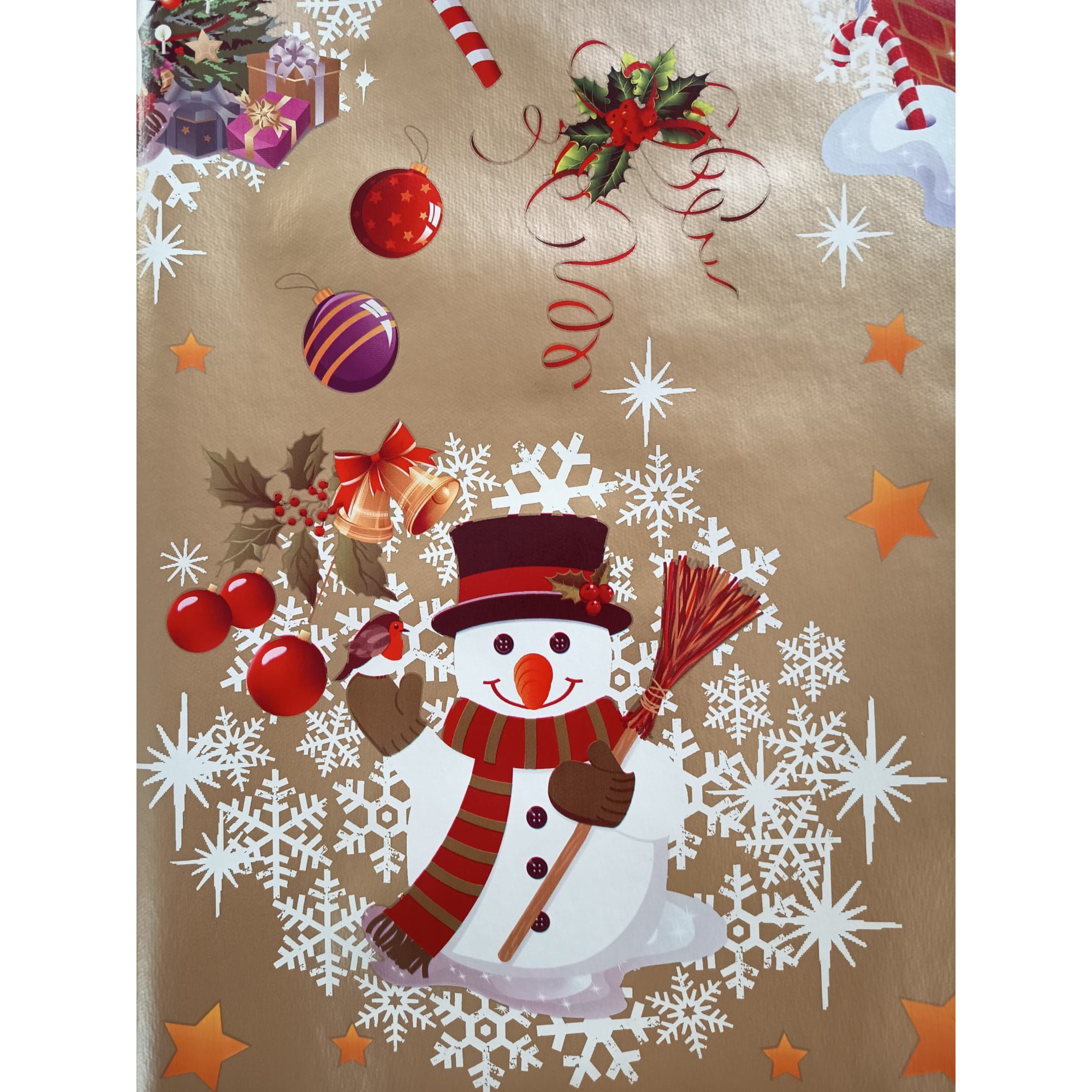 Fata de masa impermeabila de Craciun, tip musama, 200x140 cm ...