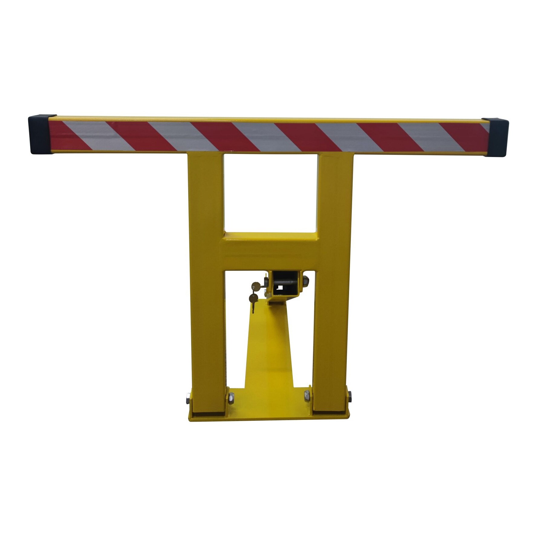 Bariera de parcare pliabila Compass T, metalica, galbena, 800x550x525mm ...