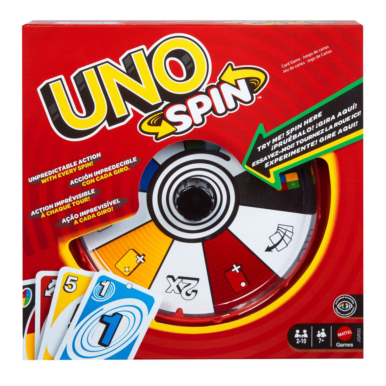 Joc de societate uno spin - mattel - eMAG.ro