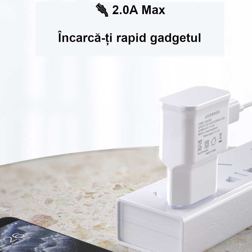 Adaptor priza USB MADGENIX, 5V 2A, incarcator universal pentru ...