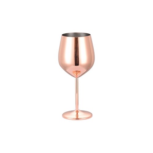 Pahar din metal auriu pentru vin rosu si sampanie 500ml, set - eMAG.ro