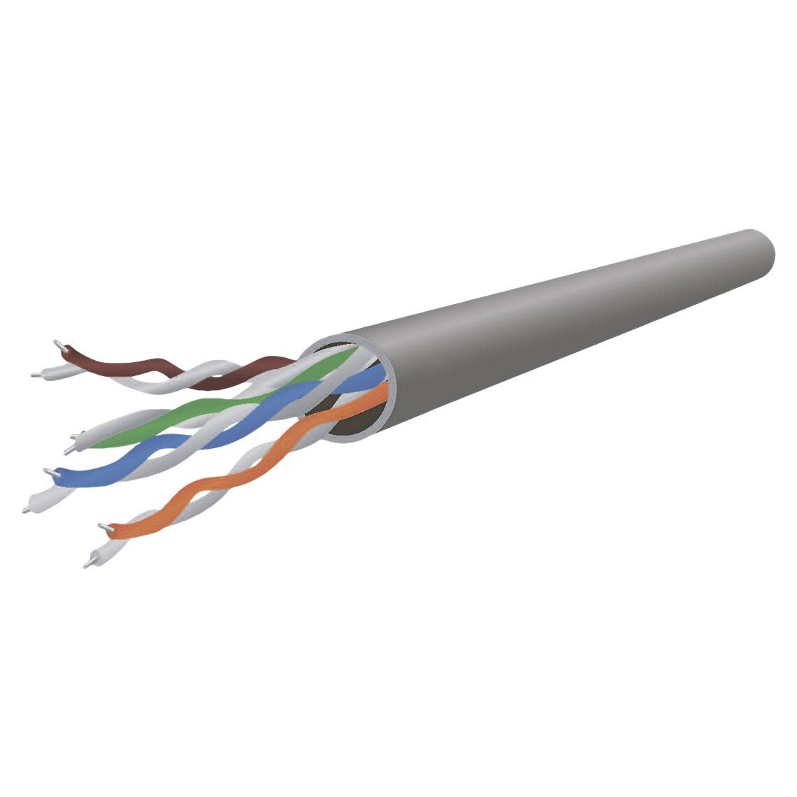 Cablu UTP Cat 5e Retea, Negru, 0.5m lungime, cu mufa conector RJ45 ...