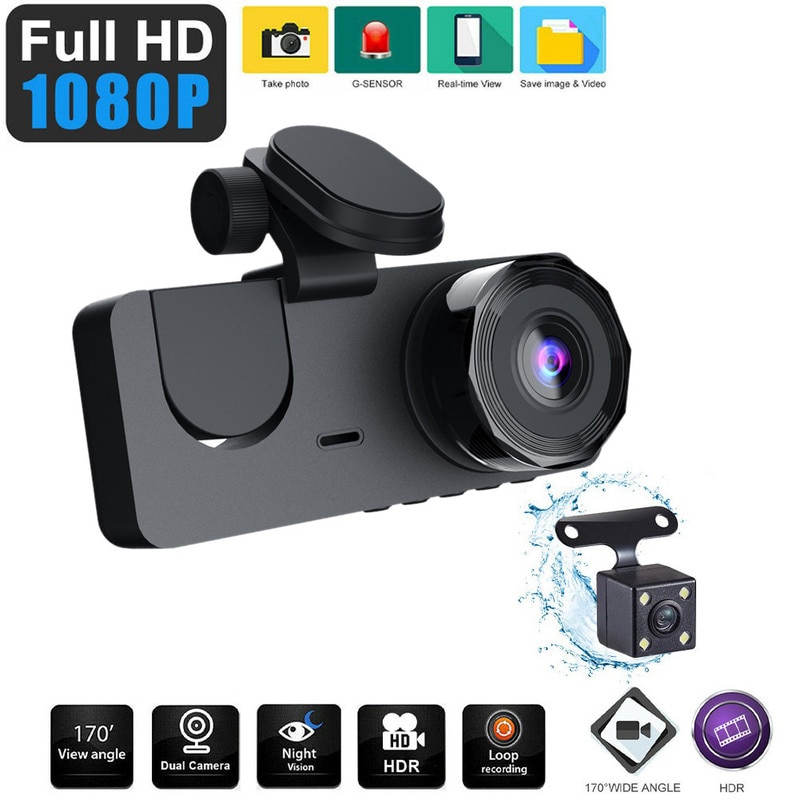 Camera Auto De Bord DVR NexVortk® TRIO Camera High PRO Full HD 1080P, 3 ...