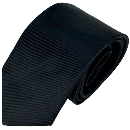 Cravata eleganta pentru barbati, clasica, neagra, neteda, usor lucioasa ...
