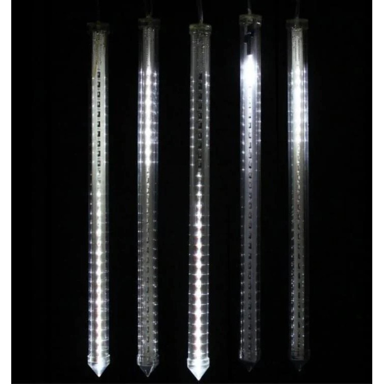 Instalatie LED Tub Luminos Tip Ploaie Meteoriti Vivendo® – 8 Tuburi ...