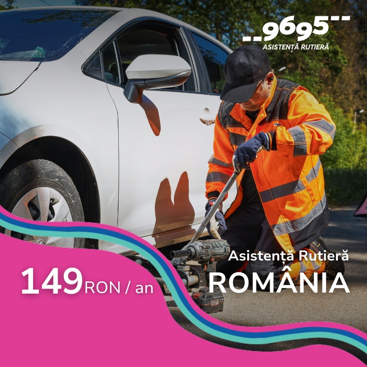 Abonament anual 9695 de asistenta rutiera ROMANIA, dedicat masinilor ...