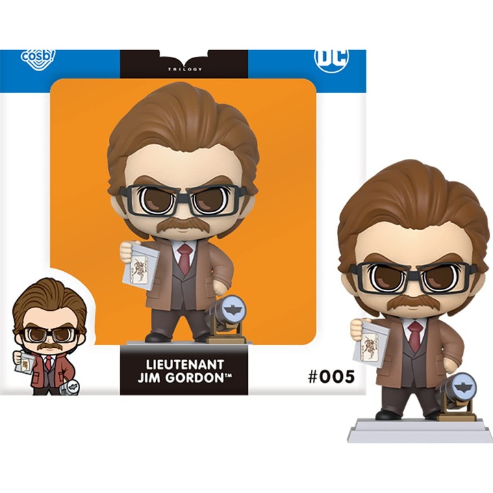 The Dark Knight Trilogy Cosbi Mini Figure Lieutenant Jim Gordon 8 cm ...