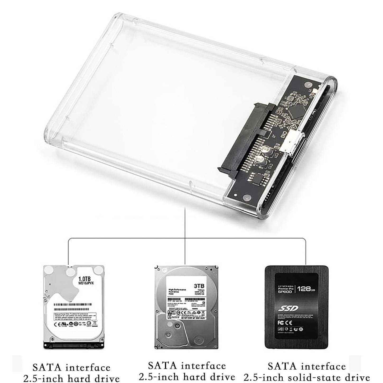 Rack extern pentru hard disk 2.5", SuooTci, SATA la USB 3.0, 5Gbps ...