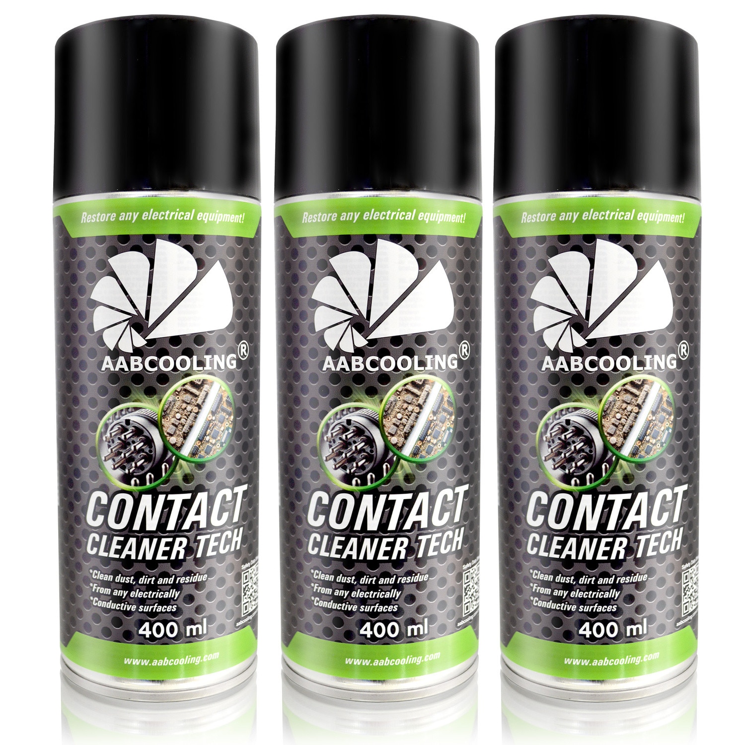 Spray de curatare AABCOOLING Contact Cleaner TECH, 3x400ml ...