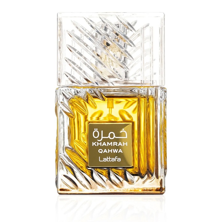 Lattafa Khamrah Qahwa, apă de parfum unisex, 100 ml, note orientale ...
