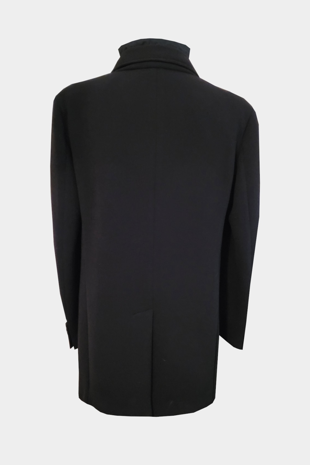Pardesiu Elegant cu Vesta, Barbati, CAPP 154, Slim Fit, Negru, 54 - eMAG.ro