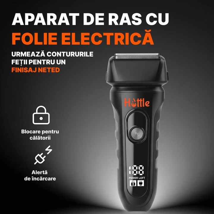 Aparat de Ras si Barbierit Electric, Profesional, HOTTLE®, Motor 9000 ...