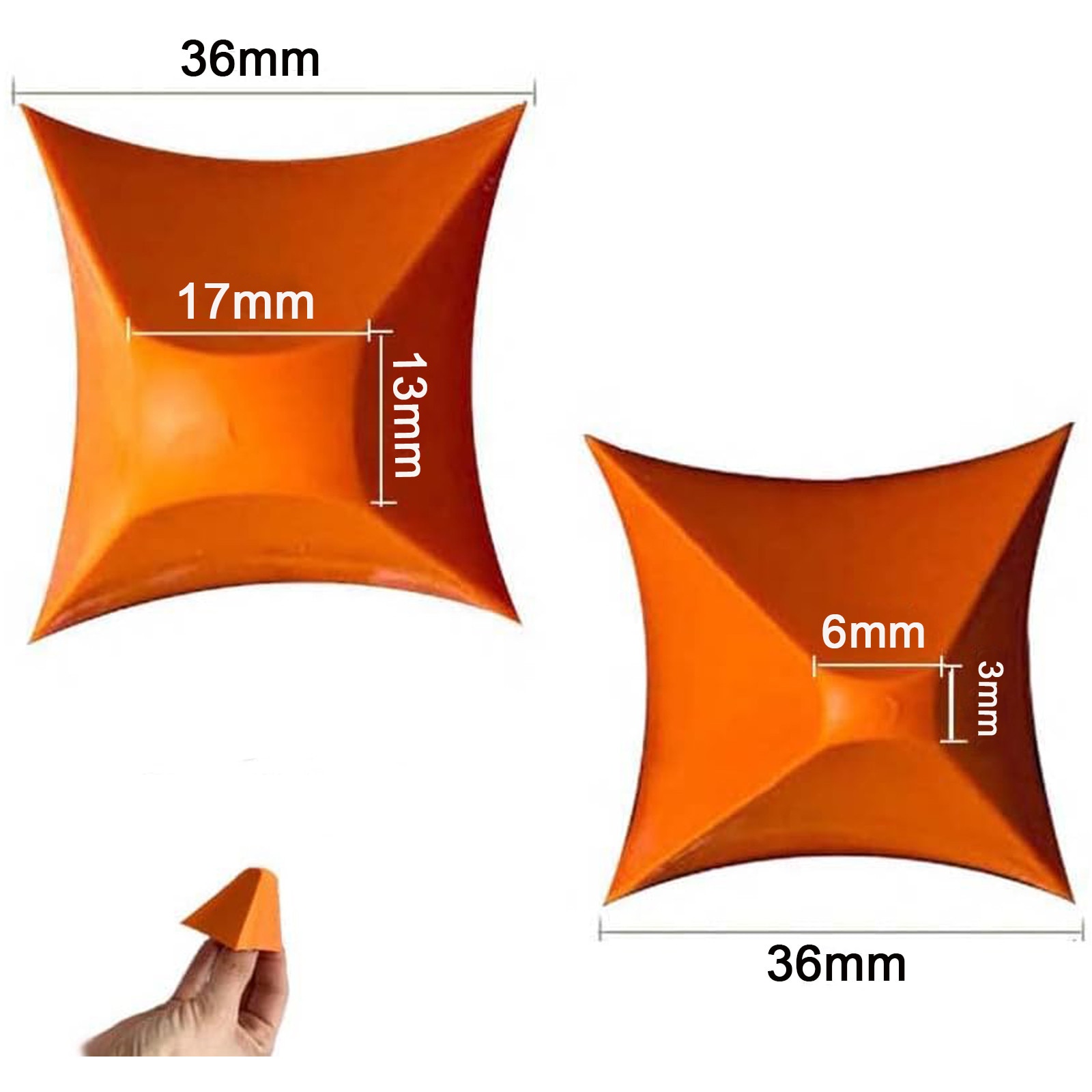Set de 12 unelte de etansare din silicon, 6 in doua dimensiuni pentru ...
