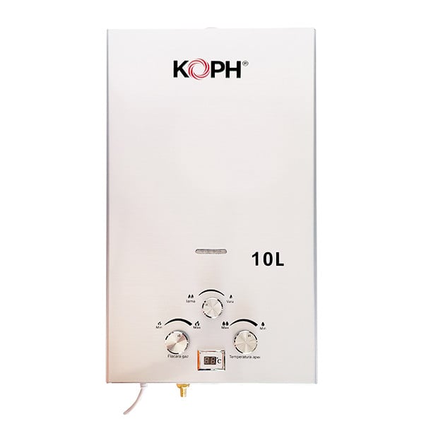 Încălzitor instant GPL KOPH TF10, 20 kW, debit 10 l/min, kit evacuare ...