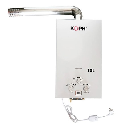 Încălzitor instant GPL KOPH TF10, 20 kW, debit 10 l/min, kit evacuare ...