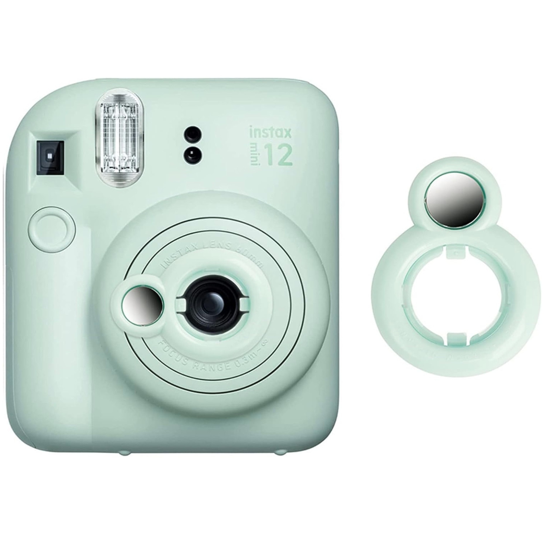 Szelfi tükör EtuiTab tokhoz FujiFilm Instax Mini 12, zöld, egyszerű ...