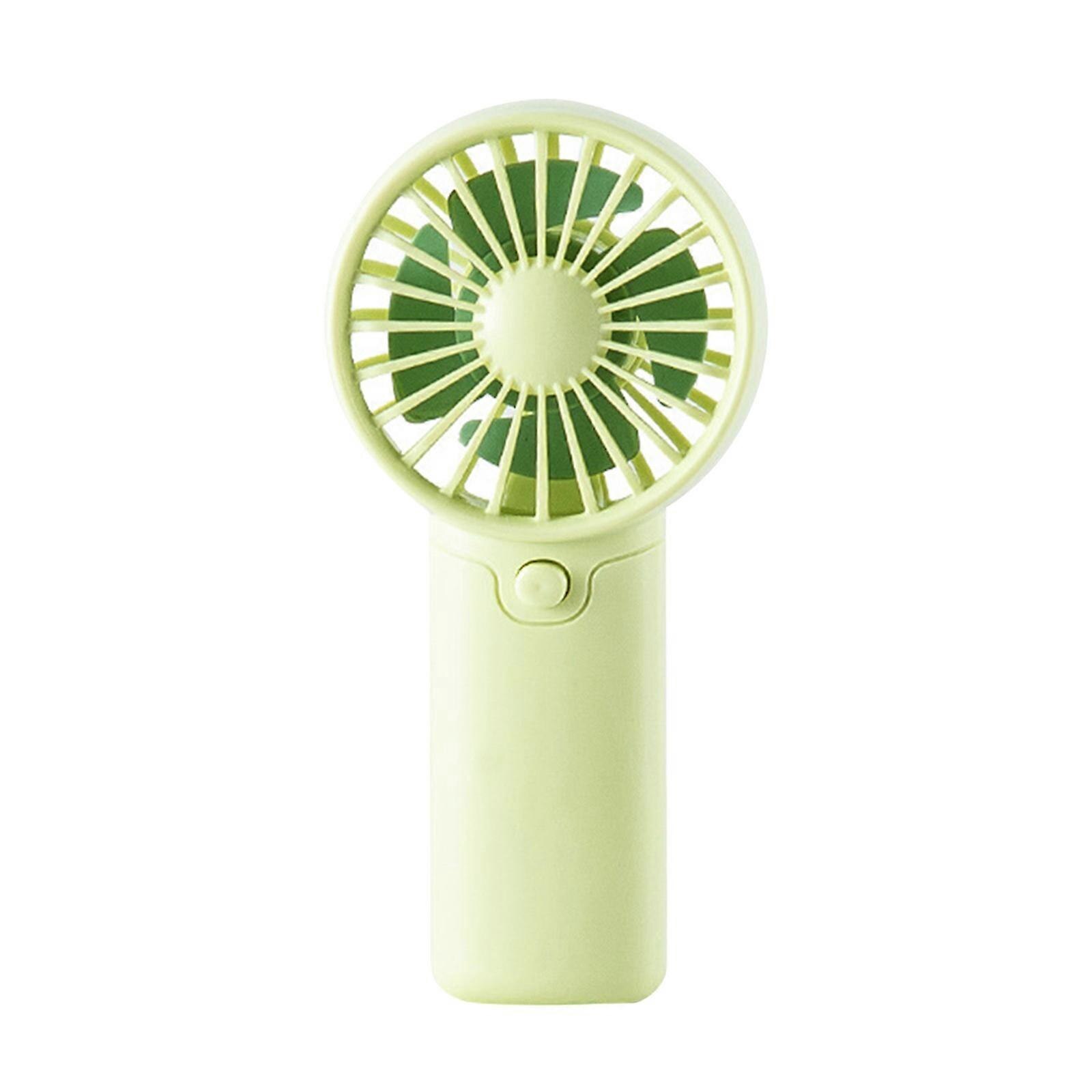 Ventilator portabil mini, plastic, verde - eMAG.ro