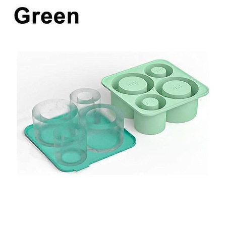 Forma cuburi de gheata, 30 grid, cilindrica, verde, set - eMAG.ro