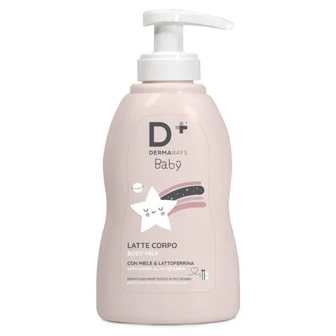 Lapte de corp DermaRays 200ml, pentru nou-născuți și copii, hidratare ...